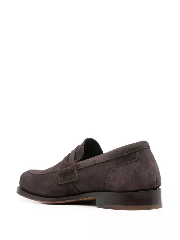 TRICKER'S Suede Loafers - Brown