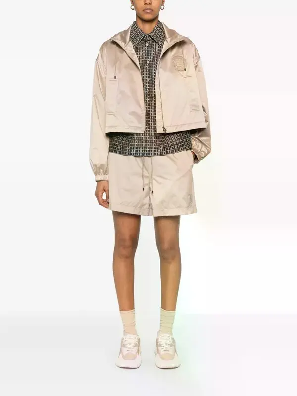 Fendi Logo-patch Jacket