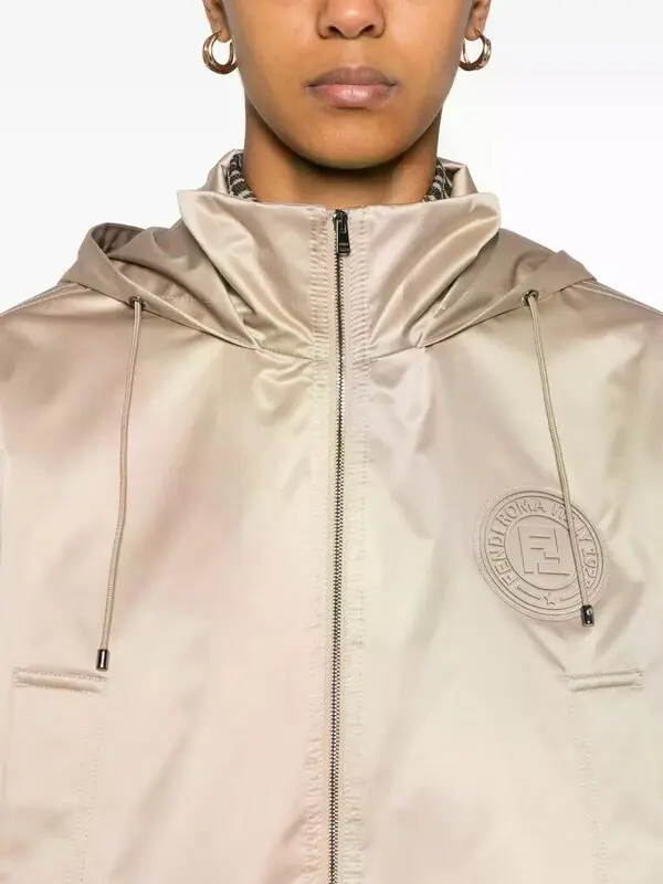 Fendi Logo-patch Jacket