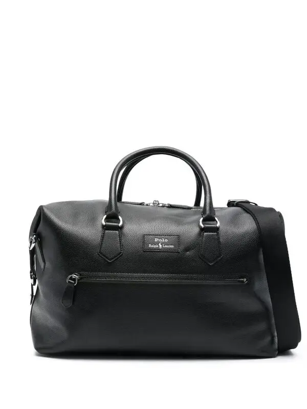 Polo Ralph Lauren Leather Duffle Bag - Black