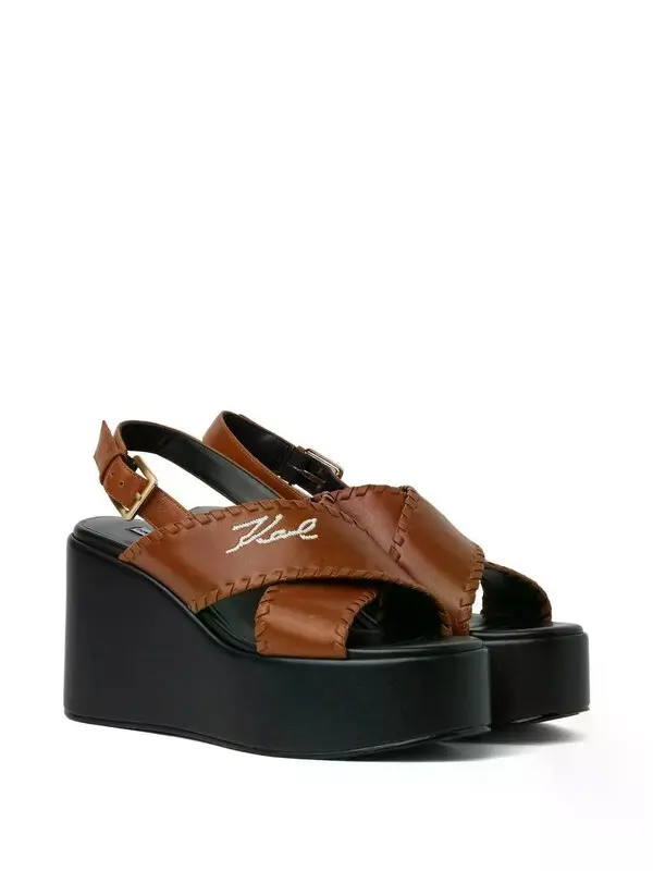 Karl Lagerfeld Wendy Whipstitch Sandals