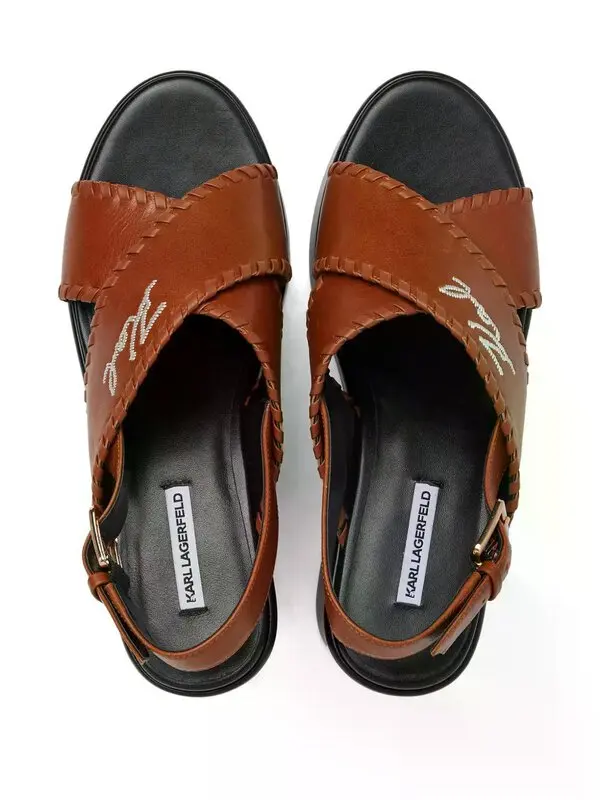 Karl Lagerfeld Wendy Whipstitch Sandals