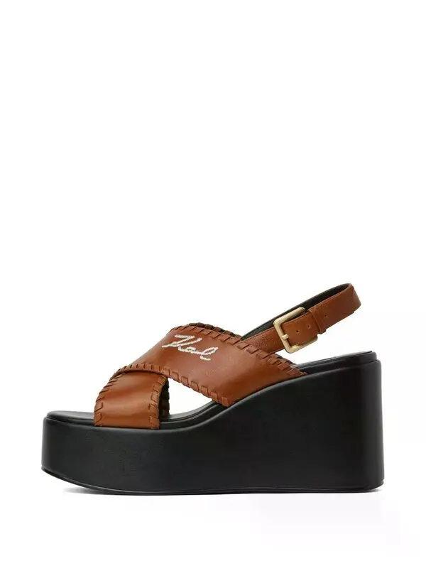 Karl Lagerfeld Wendy Whipstitch Sandals