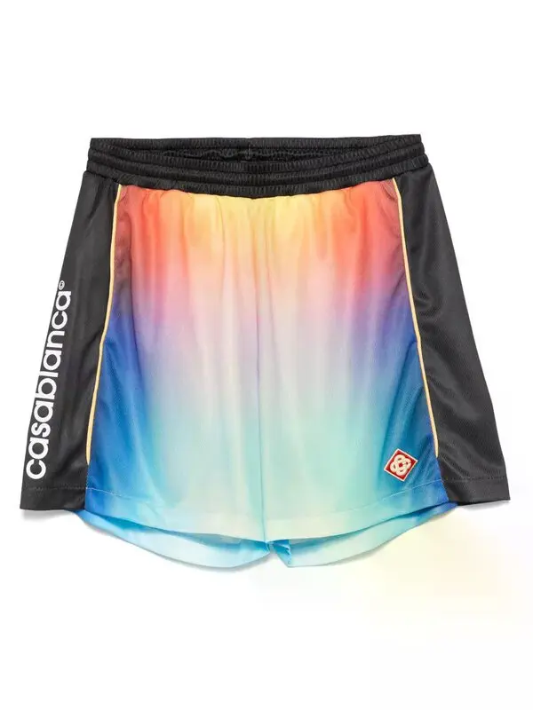 Casablanca Birdseye Shorts - Black