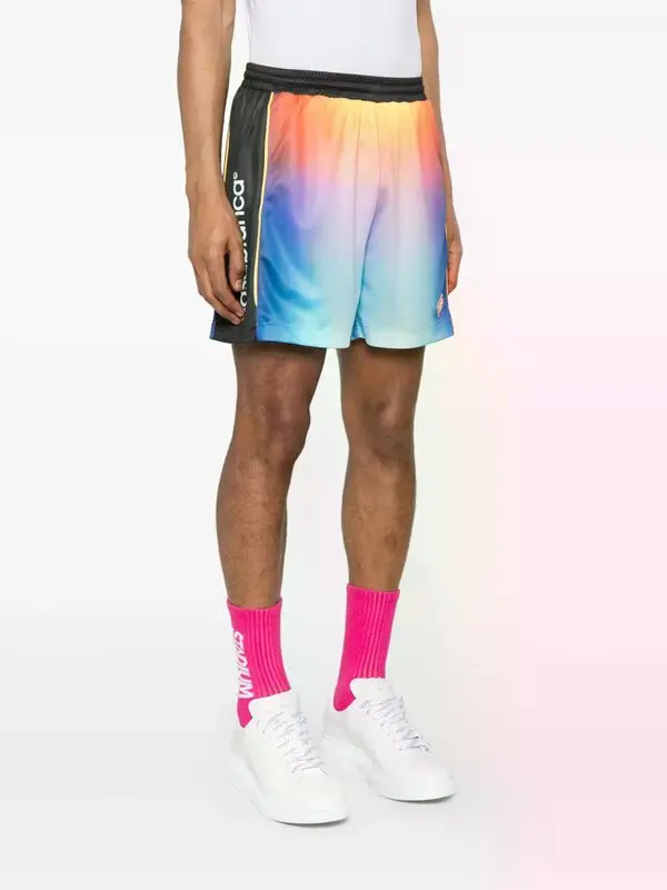 Casablanca Birdseye Shorts - Black