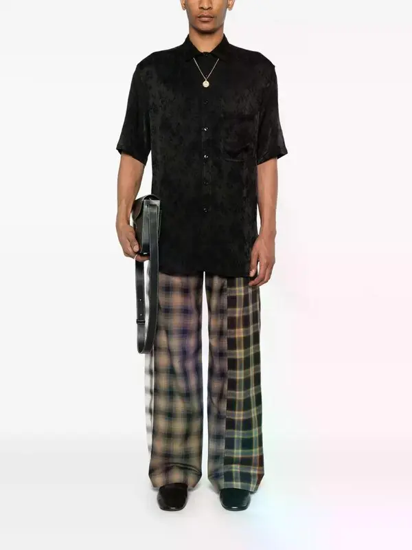 SONG FOR THE MUTE Floral-jacquard Shirt