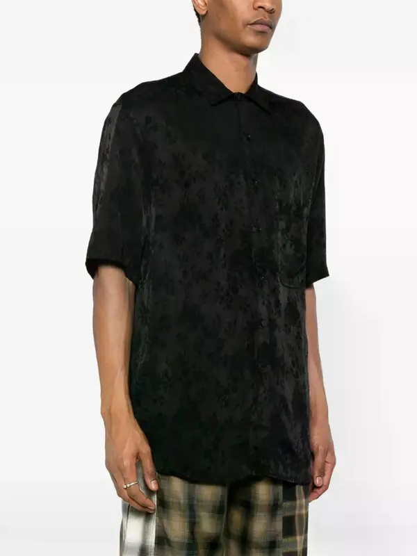 SONG FOR THE MUTE Floral-jacquard Shirt