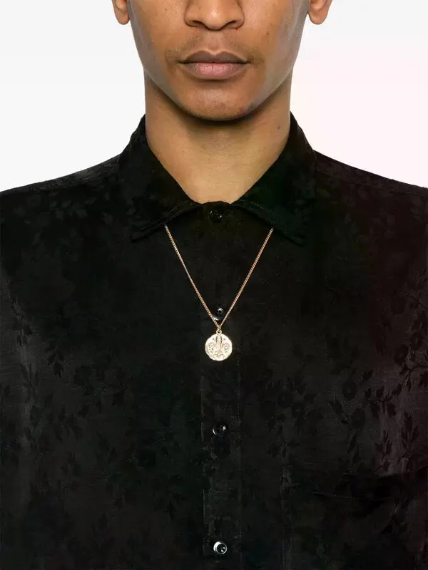 SONG FOR THE MUTE Floral-jacquard Shirt
