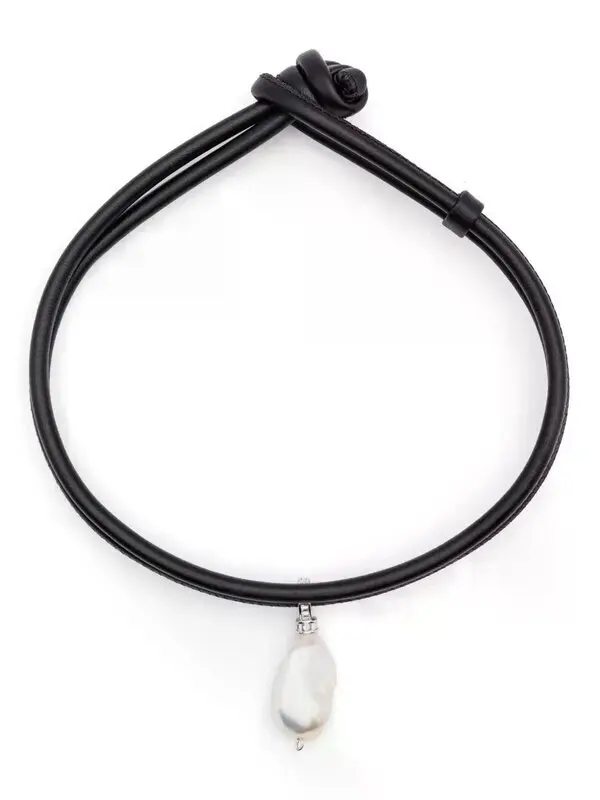 ATU BODY COUTURE Faux-pearl Pendant Necklace - Black