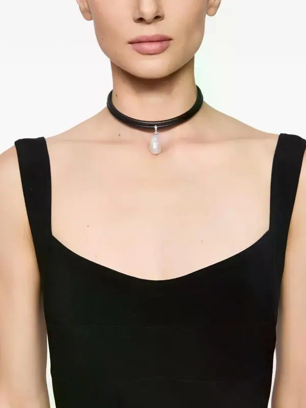 ATU BODY COUTURE Pearl Necklace - Black