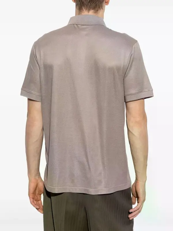 Brioni Silk Polo Shirt - Neutrals