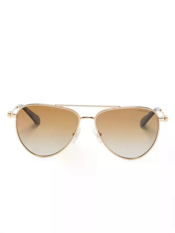 SWAROVSKI Sk7031 Sunglasses - Gold
