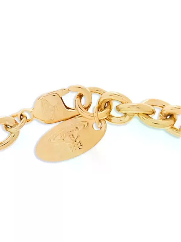 VIVIENNE WESTWOOD Logo-engraved Pearl Bracelet
