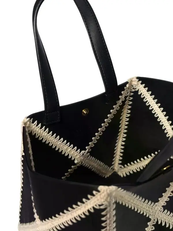 Nanushka Origami Tote Bag - Black