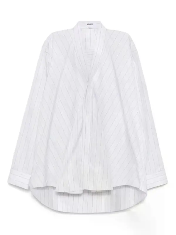HED MAYNER Striped Shirt - White