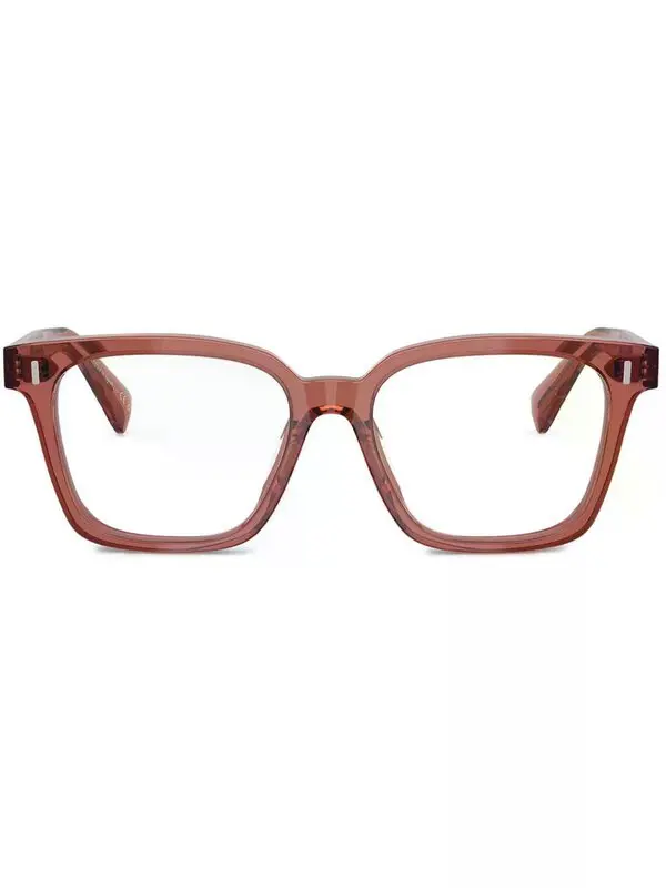 Oliver Spencer Aiona Eyeglasses - Red
