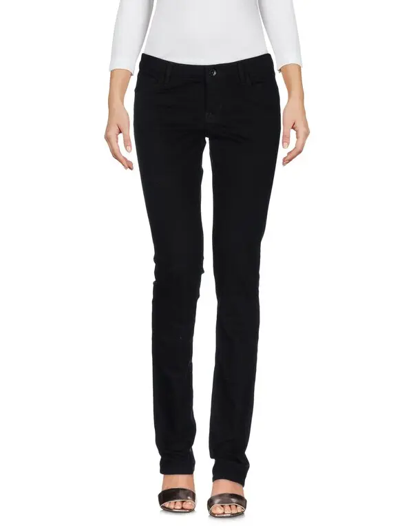Guess Straight-leg Jeans With Leather Trims