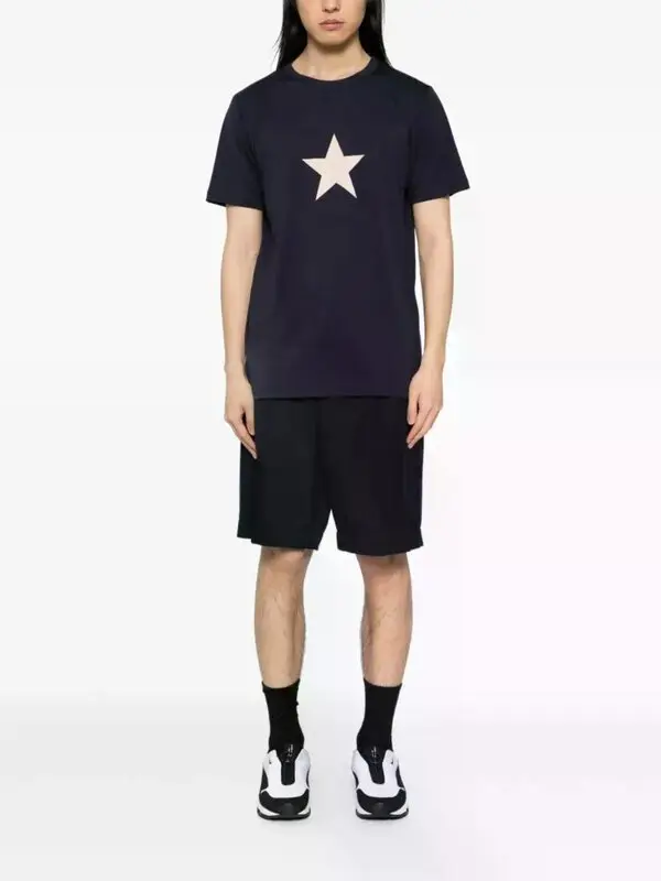 AGNES B. Star Printed T-shirt - Blue