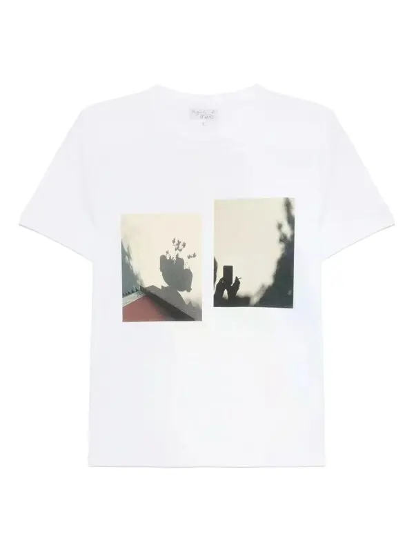 AGNÈS B. Printed T-shirt - White