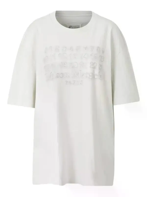 MAISON MARGIELA Numbers-embroidered T-shirt