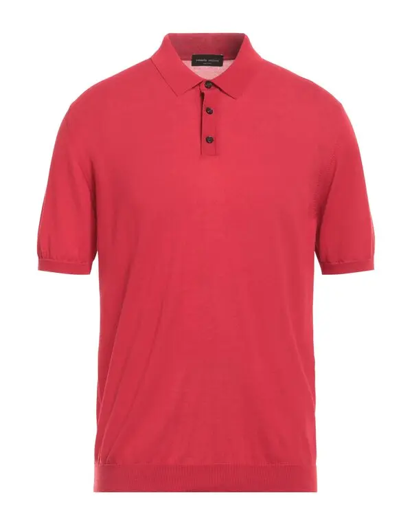 ROBERTO COLLINA Polo Shirt - Red