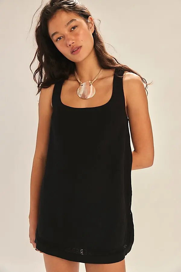 Free People Summer Smiles Romper - Black