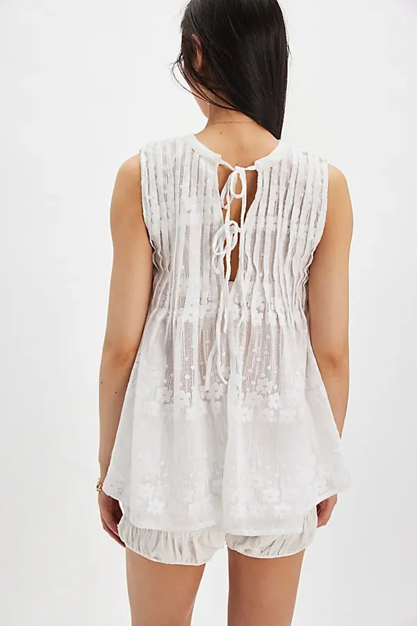 Free People Moon Magic Mesh Tunic
