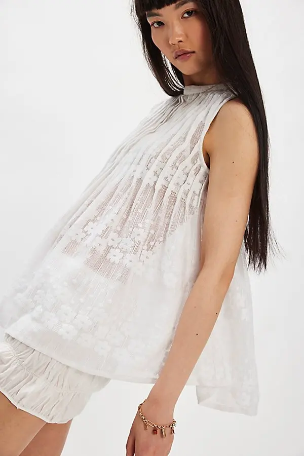 Free People Moon Magic Mesh Tunic