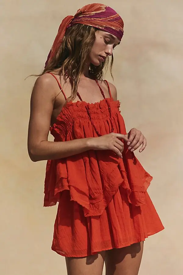 Free People Layla Set - Cherry Tomato