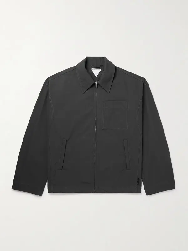 Bottega Veneta Cotton-faille Blouson Jacket