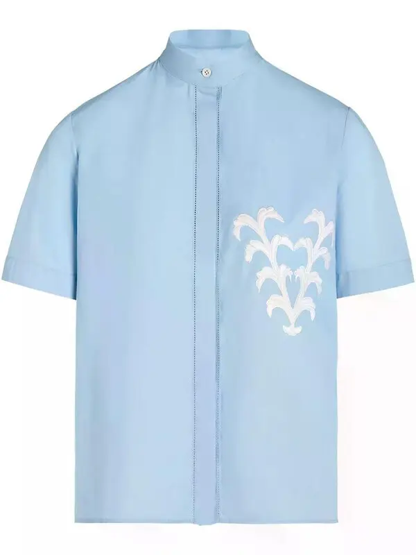 Giambattista Valli Short Sleeve Shirt - Blue