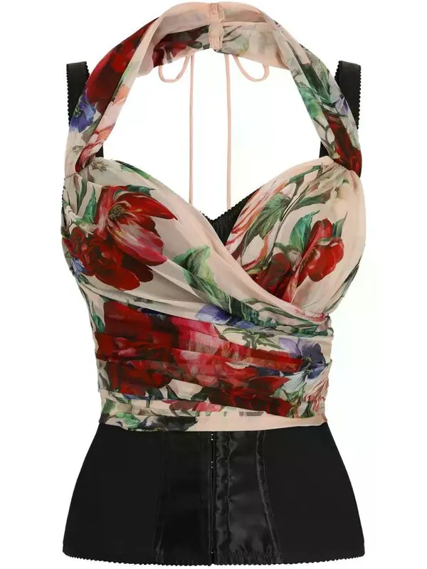 Dolce & Gabbana Floral-print Top