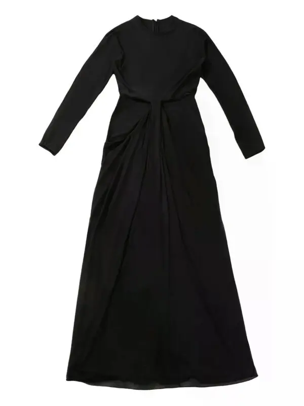 THE ROW Draped-detail Maxi Dress