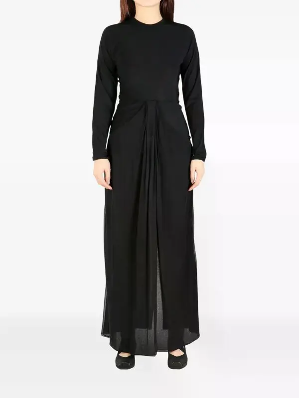 THE ROW Draped-detail Maxi Dress