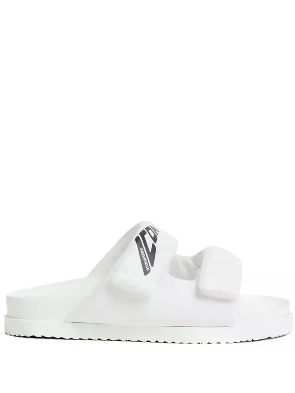 Dsquared2 Icon-print Slides - White
