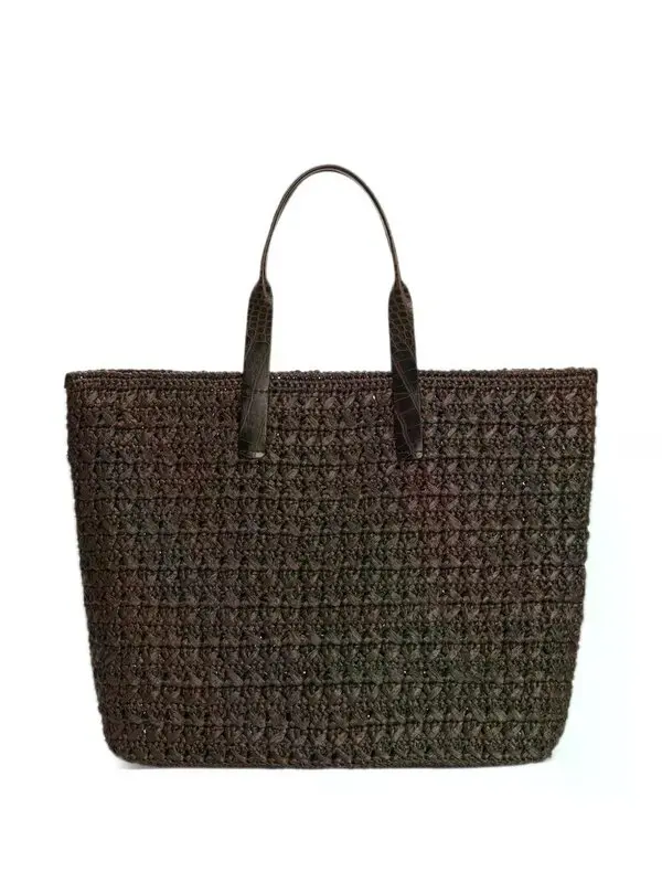 Dolce & Gabbana Woven Tote Bag - Brown