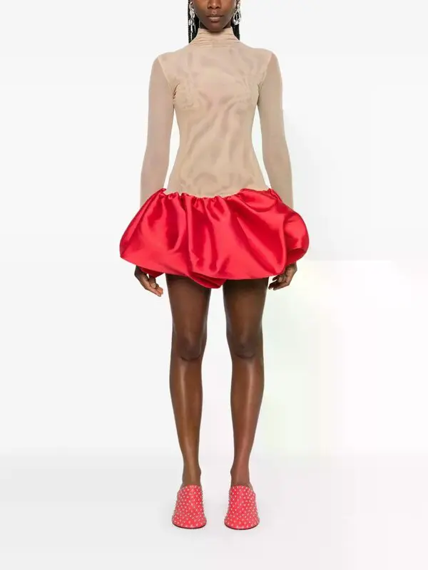 ATU BODY COUTURE Puffball Dress - Neutrals