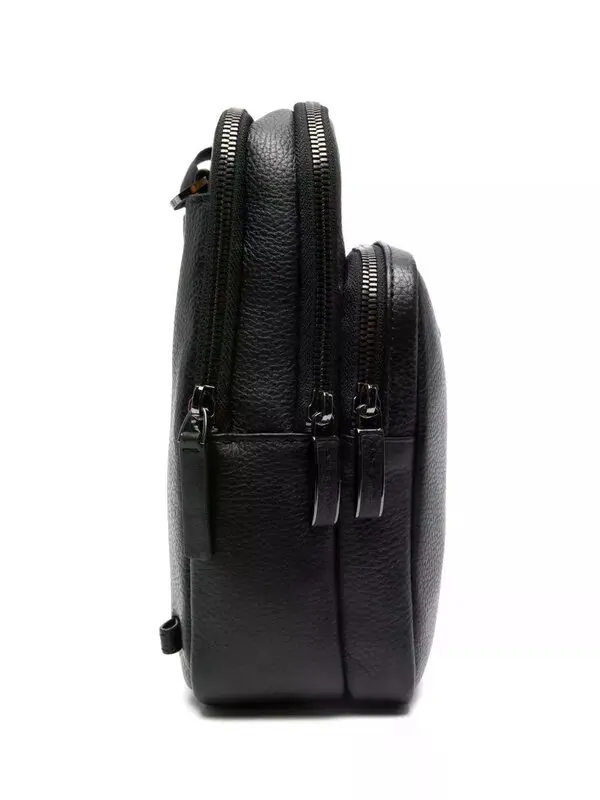 PIQUADRO Logo-patch Crossbody Bag