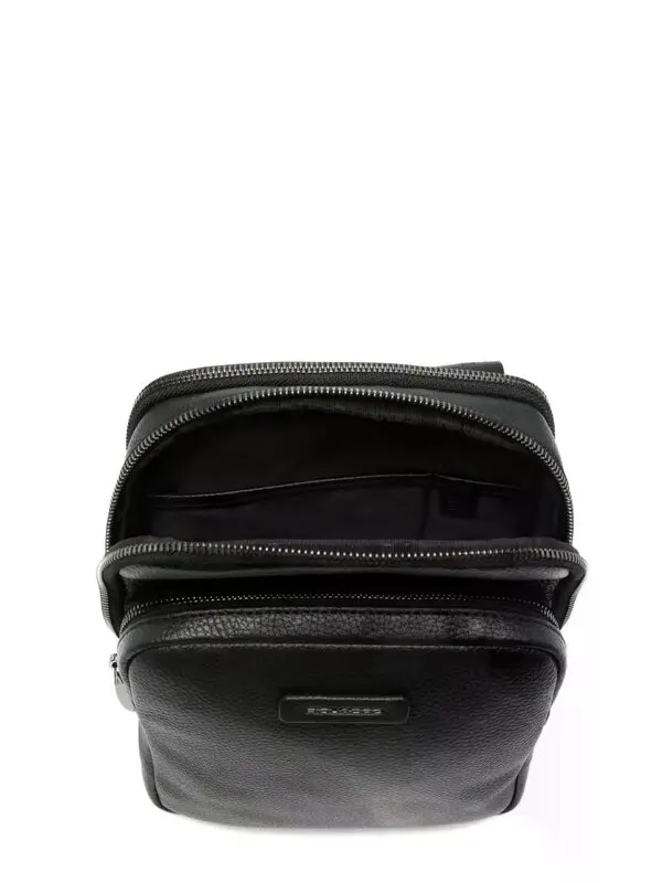 PIQUADRO Logo-patch Crossbody Bag