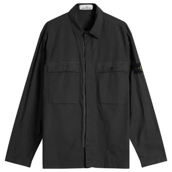 Stone Island Tela Paracadute Shirt Jacket - Black