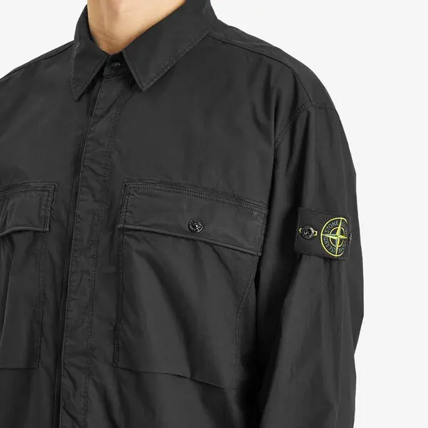 Stone Island Tela Paracadute Shirt Jacket - Black