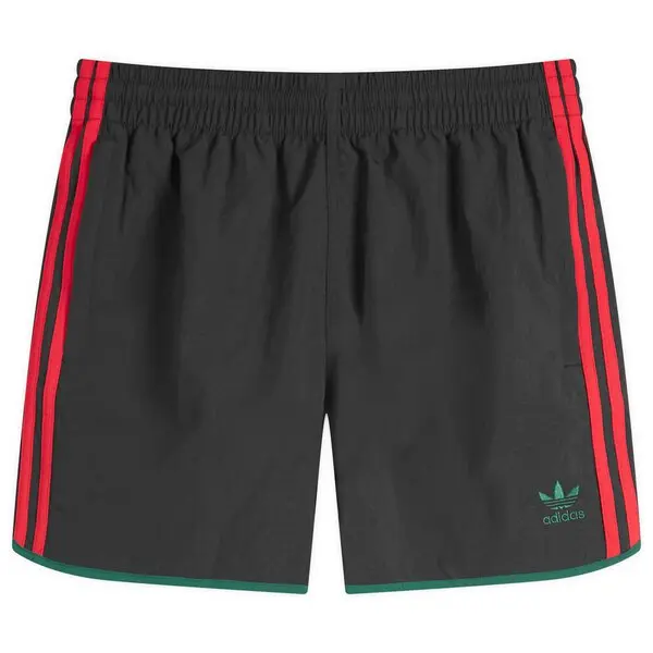 Adidas Adicolor Classics Sprinter Shorts - Black/better Scarlet