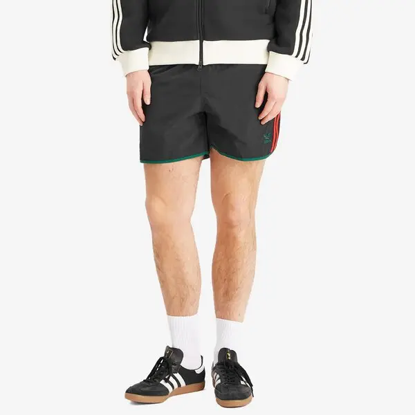 Adidas Adicolor Classics Sprinter Shorts - Black/better Scarlet