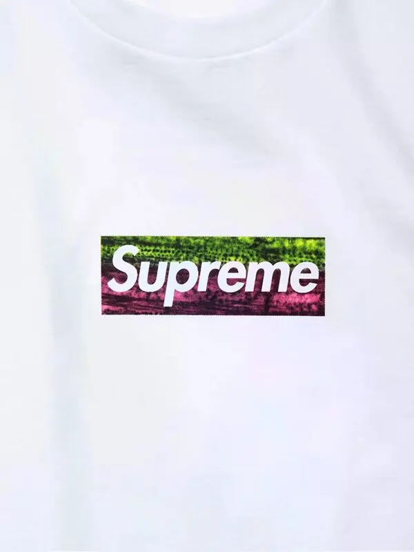 Supreme La Fire Relief Box Logo T-shirt - White
