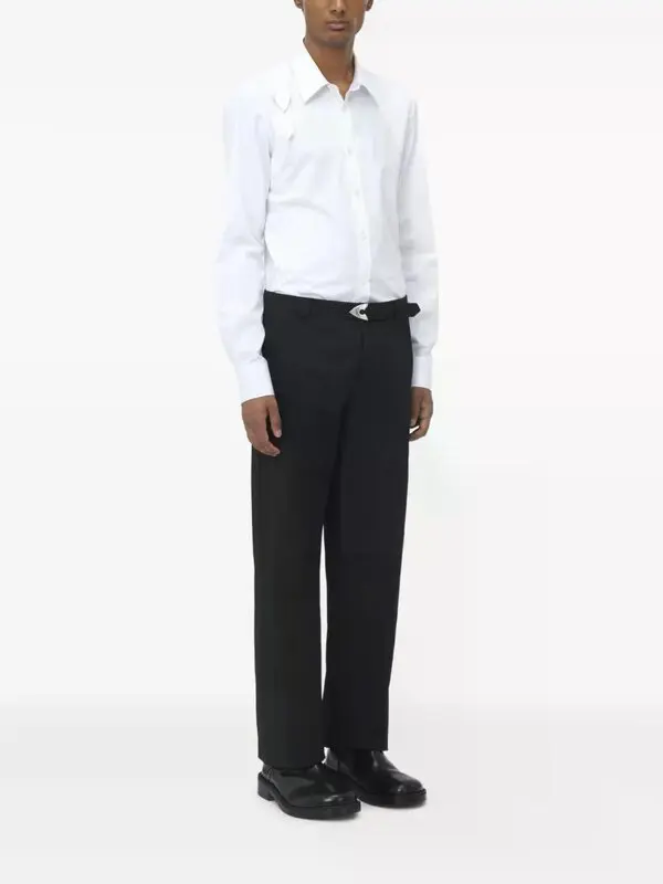 Alexander McQueen Belted Tailored Trousers