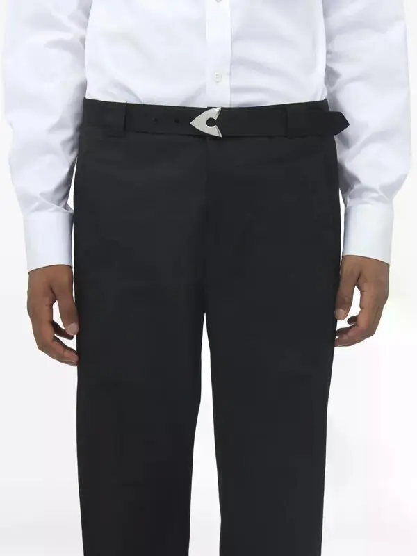 Alexander McQueen Belted Tailored Trousers