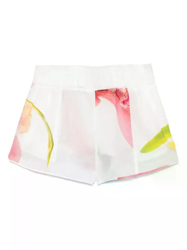 GENNY Floral-print Shorts - White