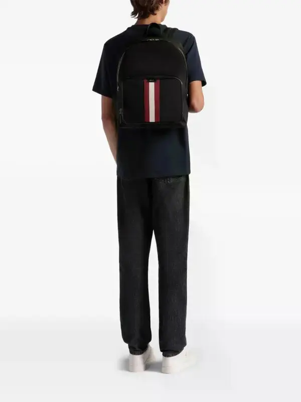 Bally Code Stripe Detail Backpack