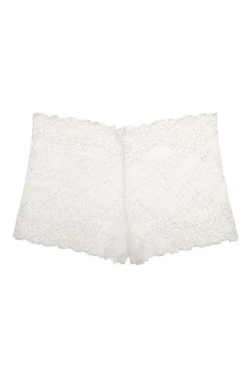 Natori Heavenly Lace Boyshort - White