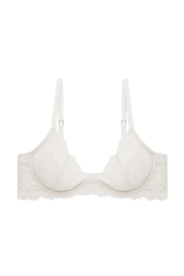 Natori Peony Unlined Underwire Bra - White